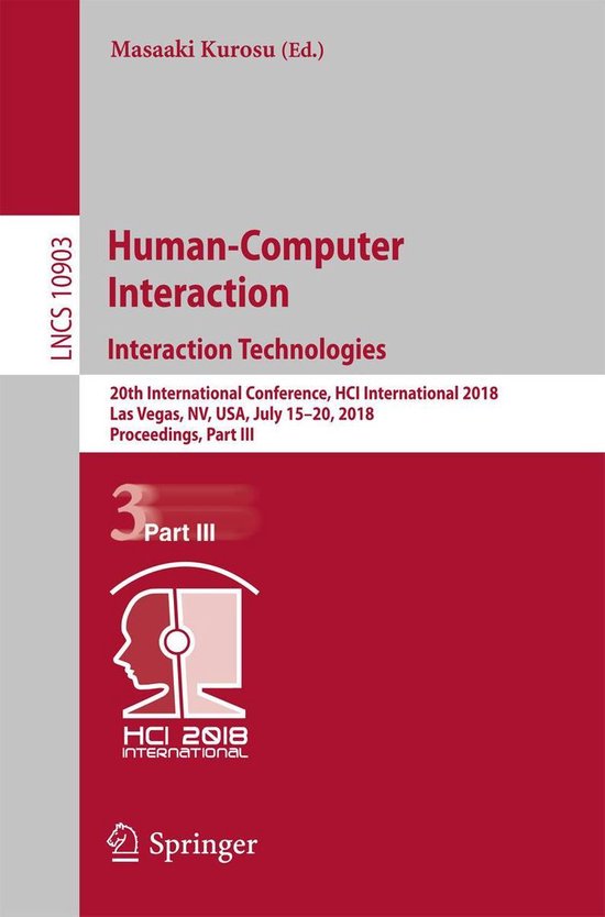 Lecture Notes in Computer Science 10903 - Human-Computer Interaction ...
