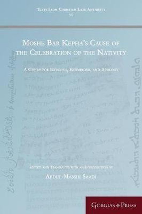 Texts from Christian Late Antiquity- Moshe Bar Kepha’s Cause of the ...