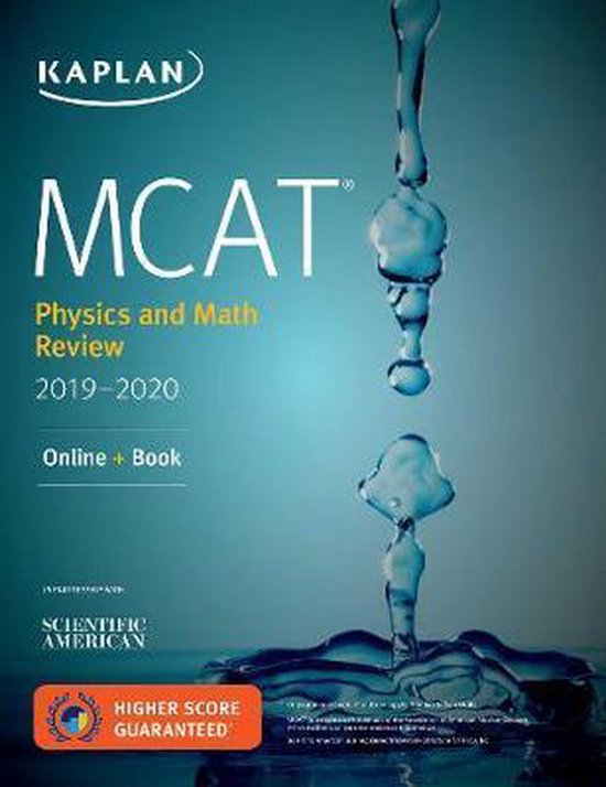 MCAT Physics and Math Review 2019-2020, Kaplan Test Prep ...