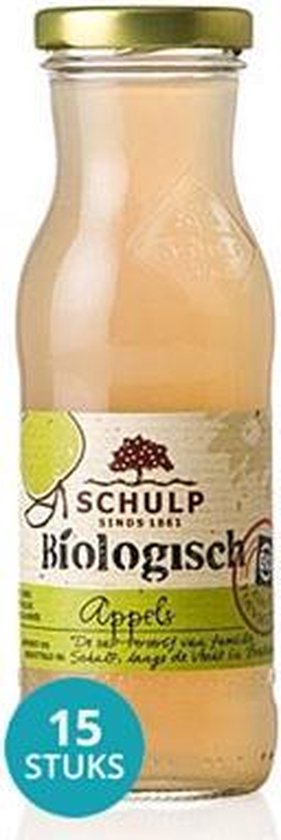 Schulp | Biologische Appelsap | 15 x 0.2 liter | bol.com