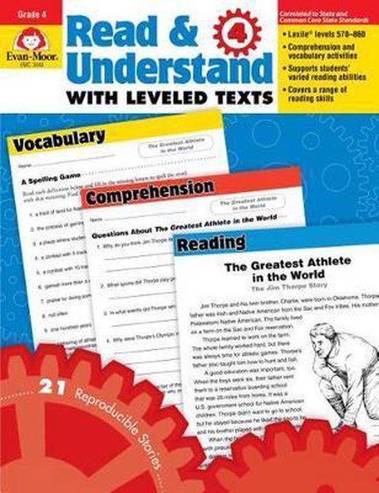 Read & Understand with Leveled Texts, Grade 4, Evan-Moor Corporation ...