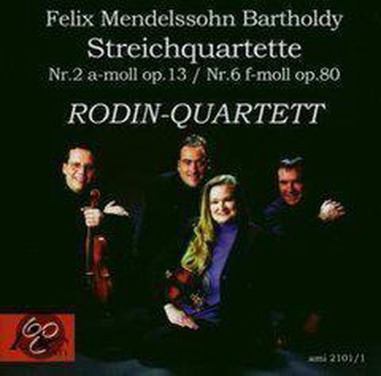 String Quartets No.2 & 6, F. Mendelssohn-Bartholdy | CD (album) | Muziek | bol