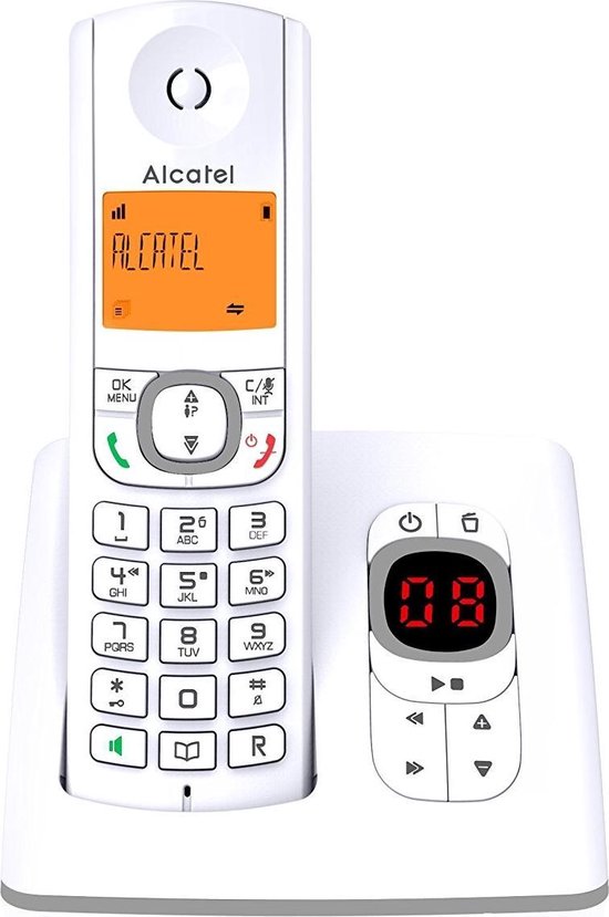 Landline Telephone Alcatel Alcatel F530 Voice FR GRY Grey White/Grey | bol