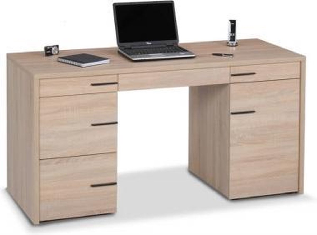 Jahnke Moebel CL 150 Computermeubel Sonoma Eiken | bol.com