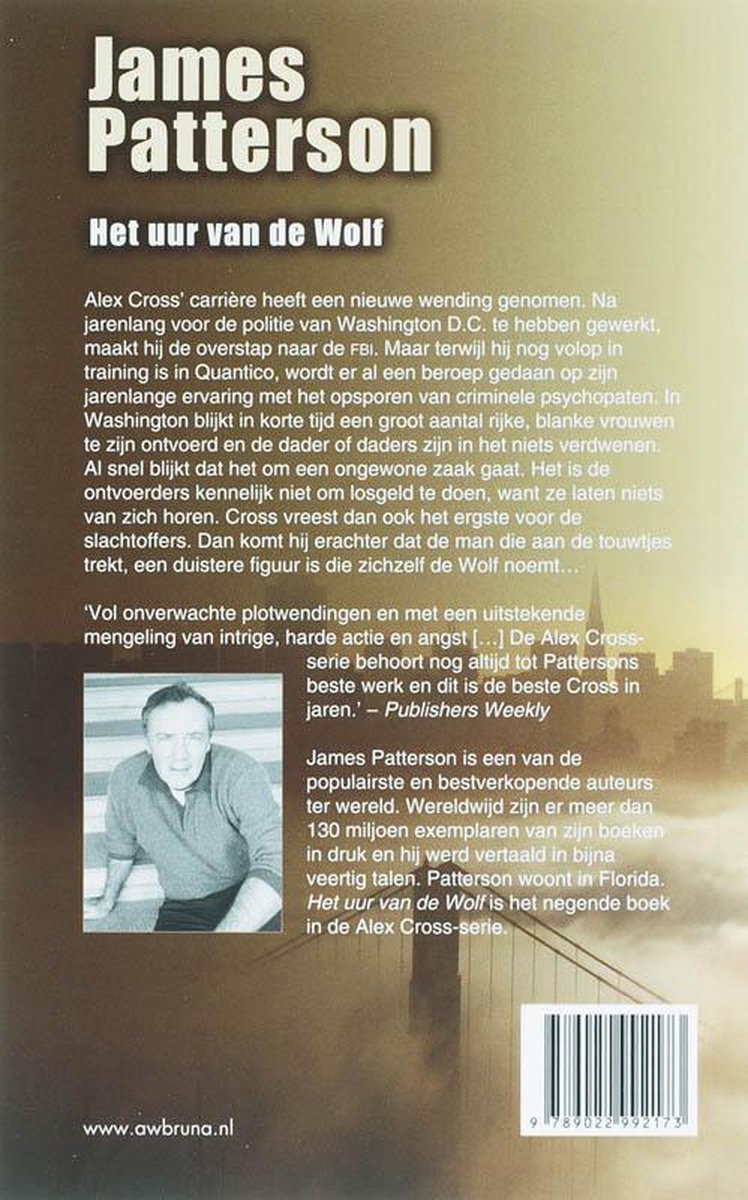 Het Uur Van De Wolf, James Patterson | 9789022992173 | Boeken | bol