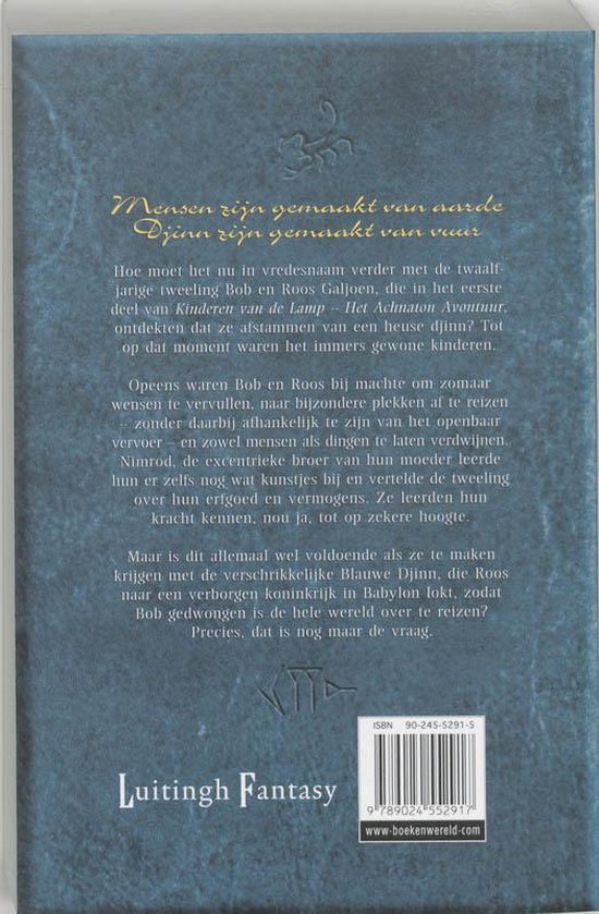 De Blauwe Djinn Van Babylon, P.B. Kerr | 9789024552917 | Boeken | bol.com
