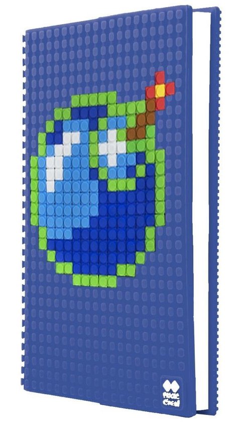 Pixie Crew Dagboek Met Siliconen Paneel A5 Blauw | bol