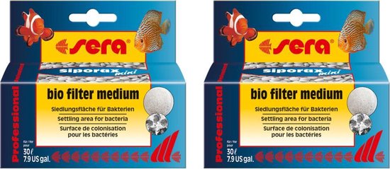 sera siporax mini Professional - 35g - aquariumfilter - verpakt per 2 | bol