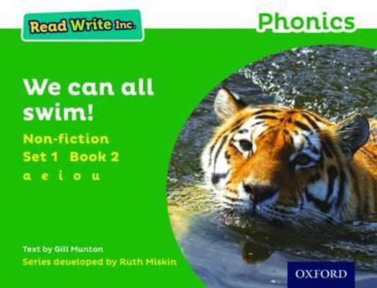 Read Write Inc. Phonics: Green Set 1 Non-fiction 2 We Can All Swim ...