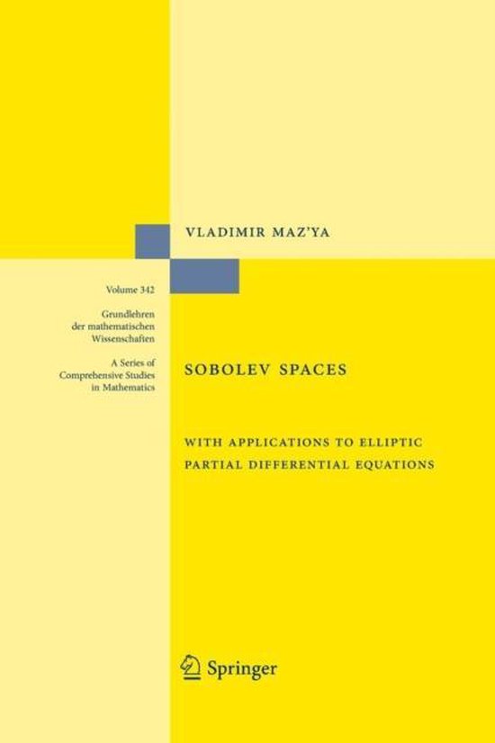 Sobolev Spaces | 9783662517291 | Vladimir Maz'Ya | Boeken | bol.com