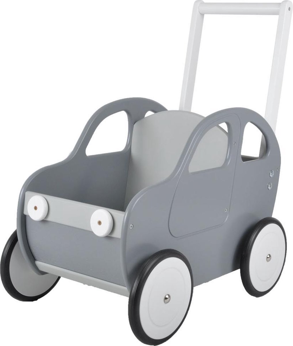 Bandits and Angels poppenwagen - loopwagen Grey Racer | bol.com