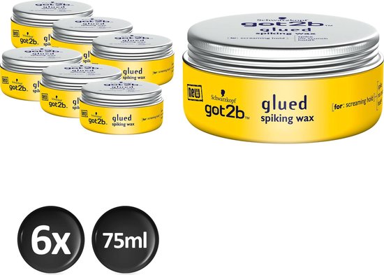 Got2B Glued Spiking Wax x6 | bol.com