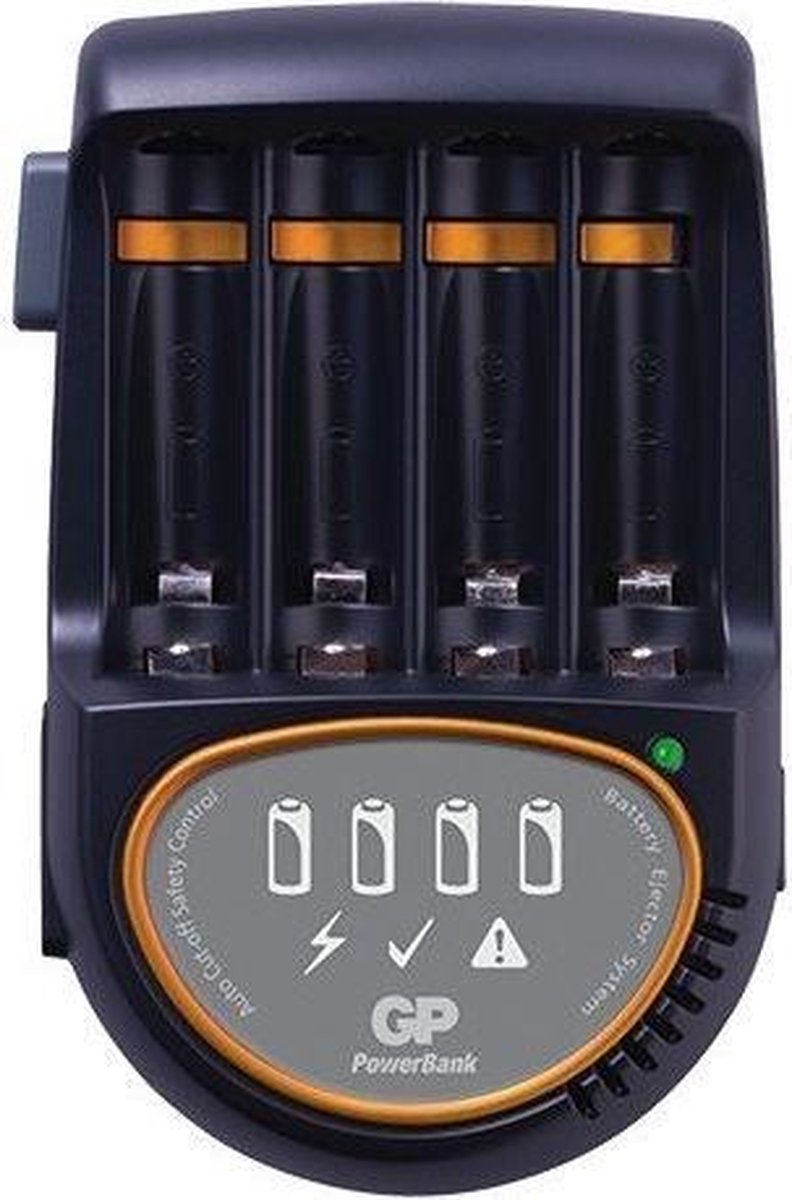 GP PowerBank H500, inclusief 4 x AA batterijen 2600mAh | bol