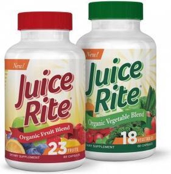 Juice-Rite - Organische Fruit & Groenten Vitamine Melange Supplementen ...