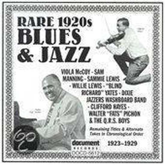 Rare 1920s Blues & Jazz 1923-1929, various artists | CD (album ...
