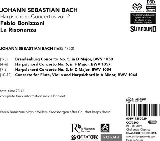Harpsichord Concertos Vol. 2, La Risonanza | Muziek | bol.com Harpsichord Concertos Vol. 2, La Risonanza | Muziek | bol.com