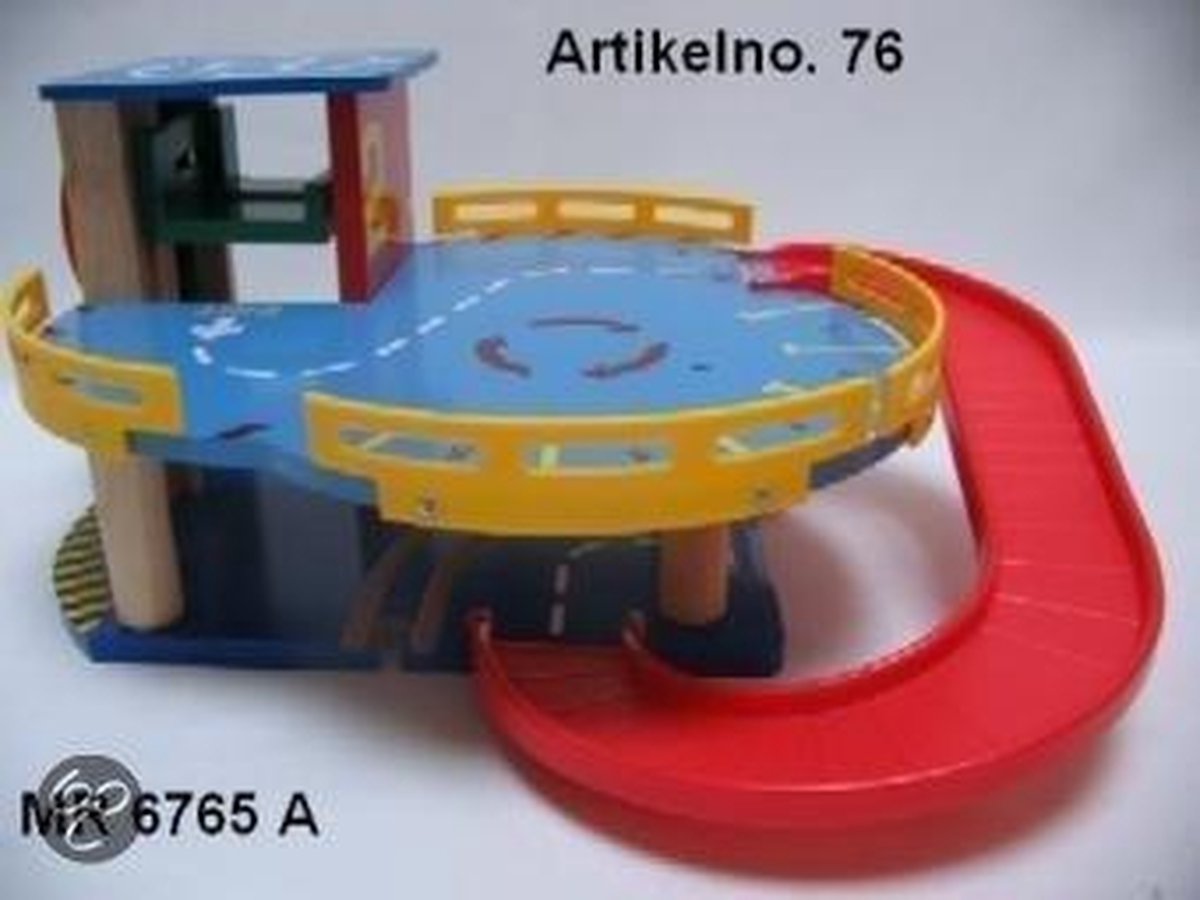 Mentari, Houten Trein Garage met Lift | bol.