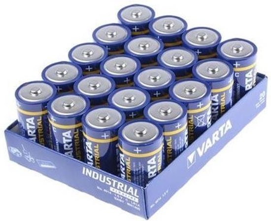 Varta Industrial LR14 C alkaline batterij 7800mAh - 100 stuks | bol