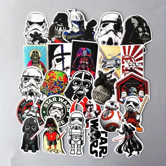 Star Wars Stickers set 50 stuks - Sticker mix voor laptop, skateboard ...