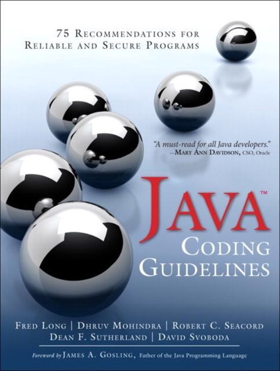 Java Coding Guidelines | 9780321933157 | Fred Long | Boeken | bol.com