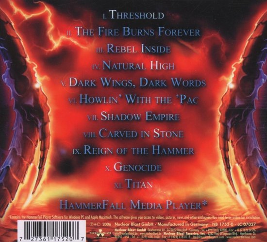 Threshold Ltd, Hammerfall | Muziek | bol