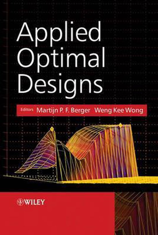 Applied Optimal Designs | 9780470856970 | MPF Berger | Boeken | bol.com