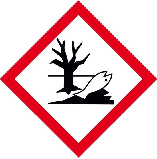 GHS09 milieugevaarlijke stoffen sticker, 500 op rol 18 x 18 mm - 500 ...