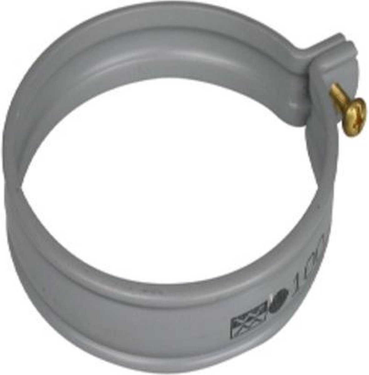 BIS® - Bis 130 - ééndelige pijpbeugel - PVC - wit - 100 mm | bol.com