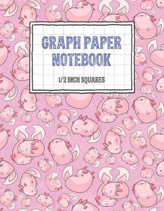 8 5 X 11 Graph Paper Notebooks With 1 2 Inch Squares Graph Paper