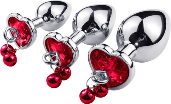 Metalen Buttplug Set Van Intenz 3 Delig Seksspeeltjes Voor Koppels
