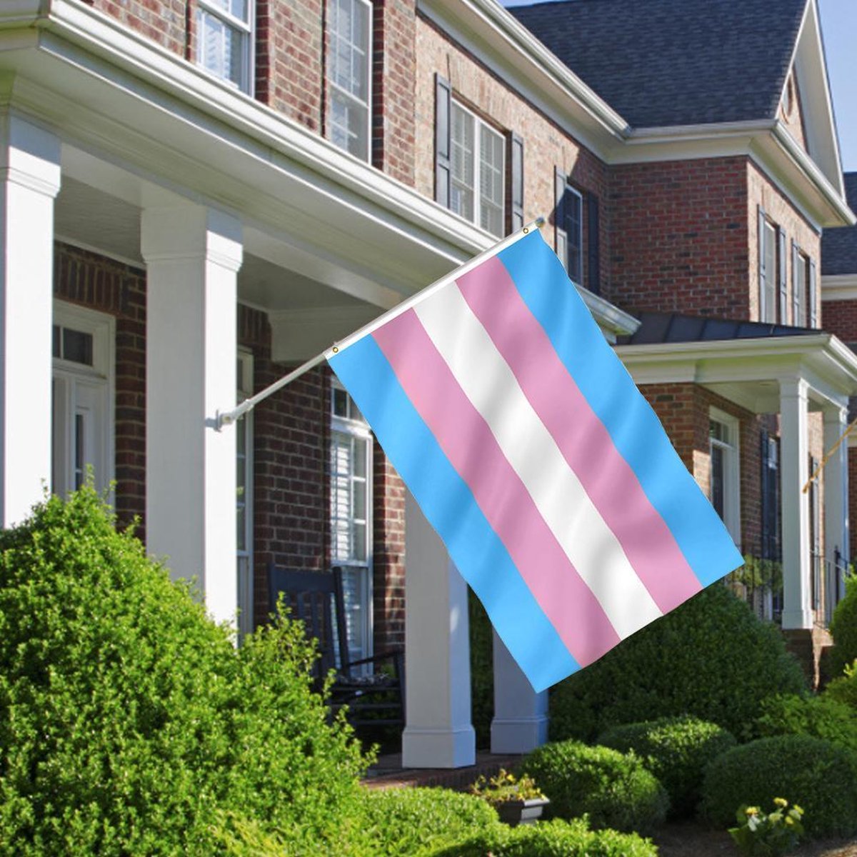 Transgender Vlag - Grote Trans Gender Flag - LGBT Gay Pride Vlag - Van 100% Polyester... | bol.com