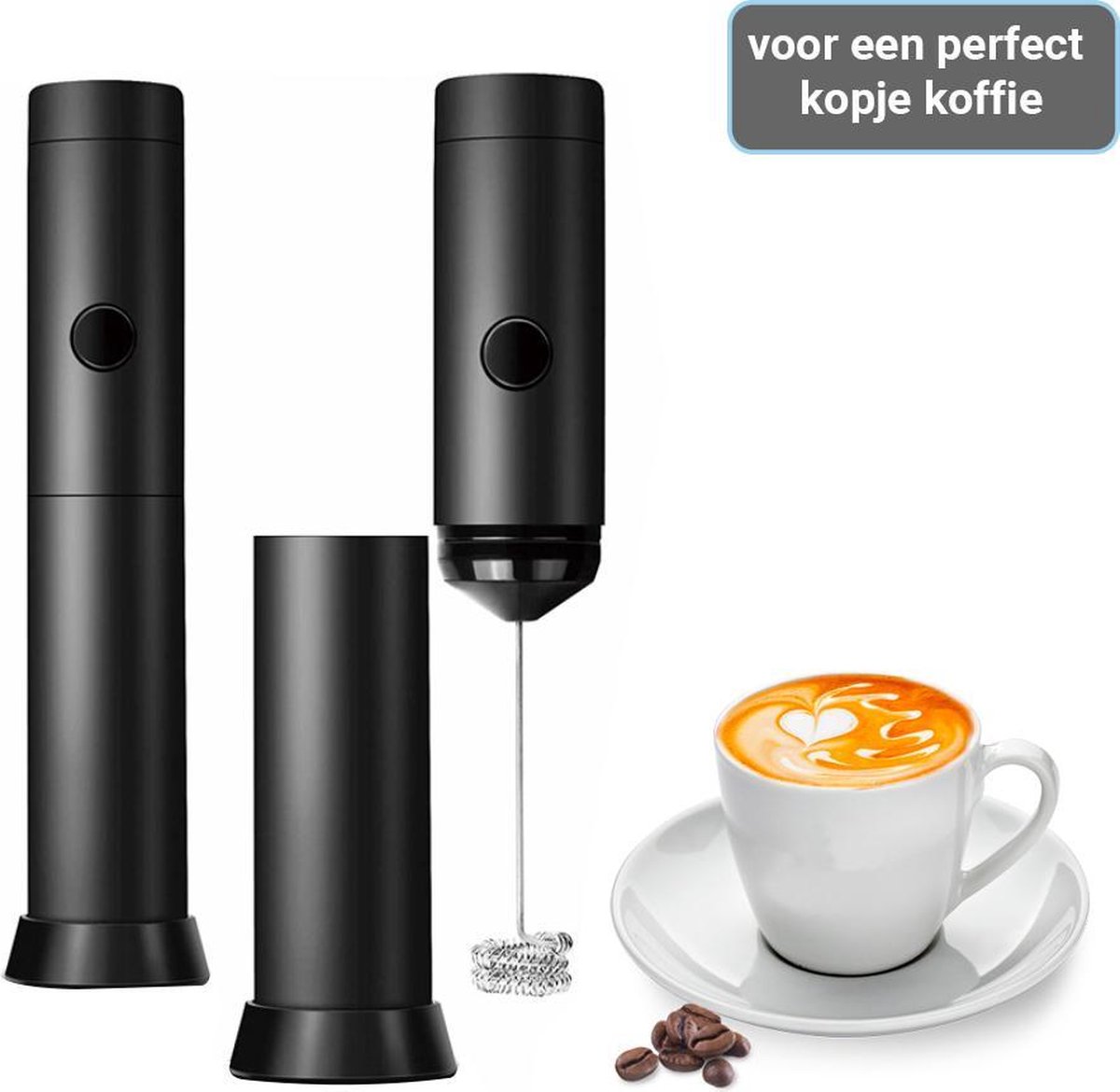 Elektrische Melkopschuimer - Melkschuimer - Multifunctioneel - Koffie ...