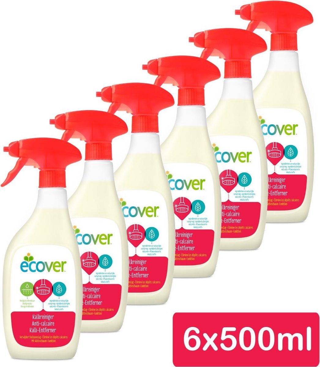 bol.com | Ecover Kalkreiniger Spray - Voordeelverpakking 6 x 500 ml
