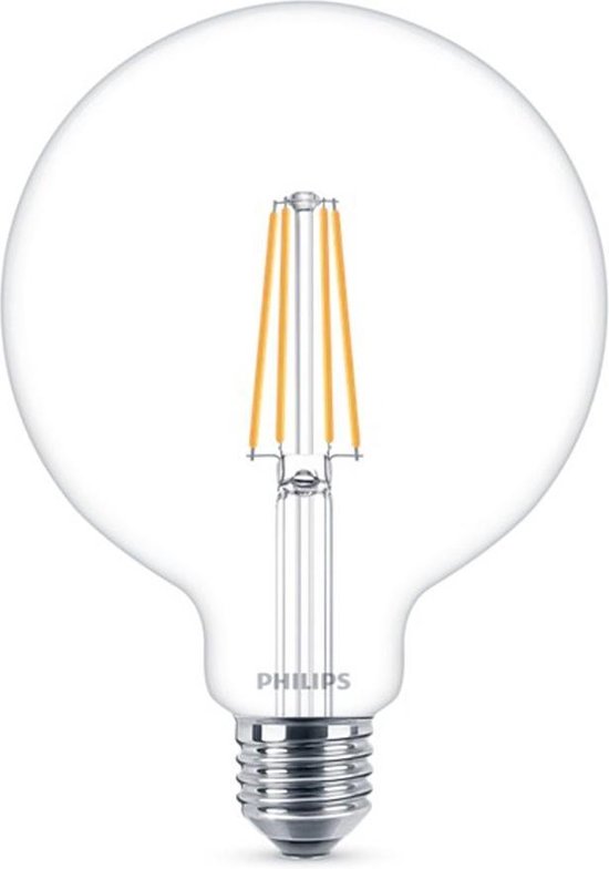 Philips XXL grote lichtbronnen LED Filament Lichtbron - Fitting E27 - Dimbaar | bol