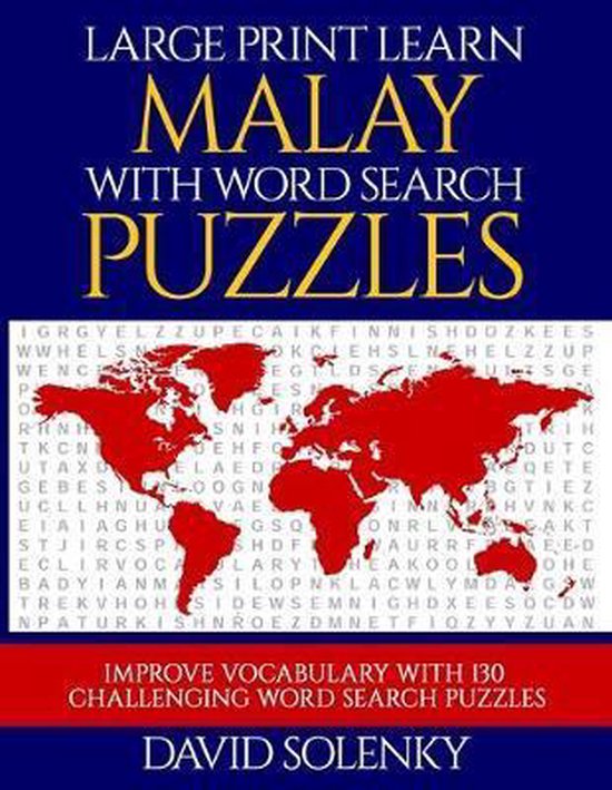 Large Print Learn Malay with Word Search Puzzles: Learn Malay Language ...