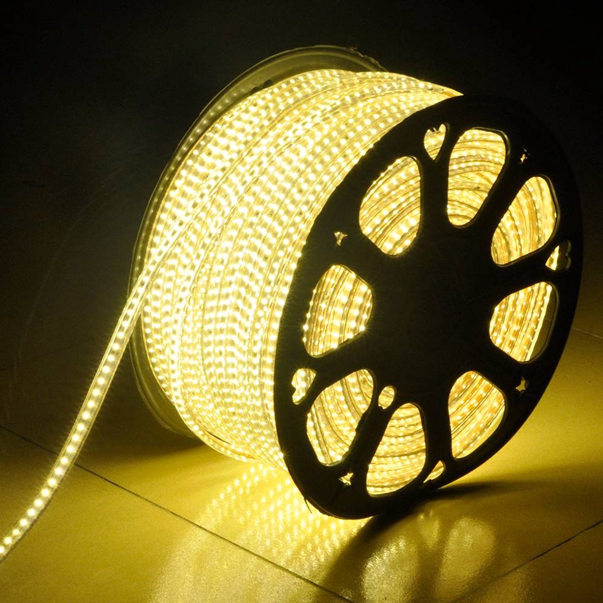 LED Light Strip - plat 50m - 3000K warm wit - 180 LEDs/m - Plug & Play ...