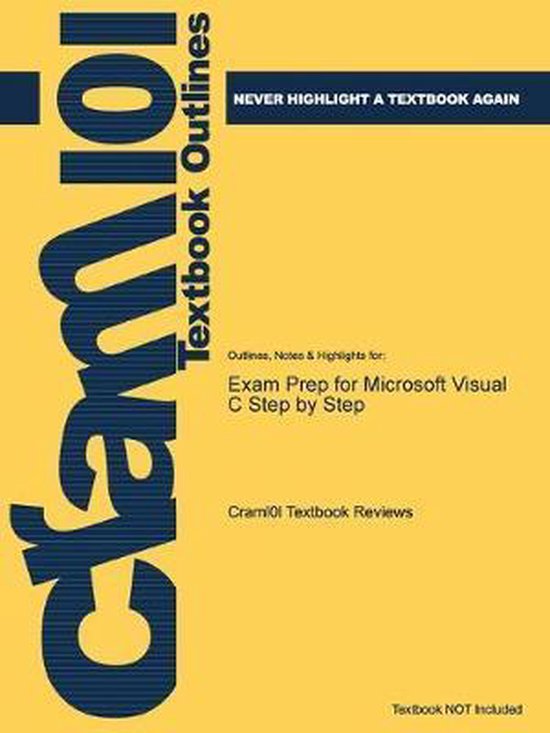 Exam Prep for Microsoft Visual C Step by Step | 9781538844663 | Just the Facts101 | Boeken | bol.com