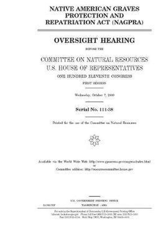 Native American Graves Protection and Repatriation Act (NAGPRA), United ...