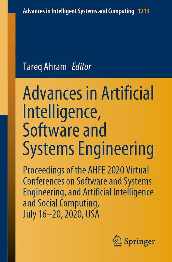 Advances in Intelligent Systems and Computing 1213 - Advances in Artificial... | bol