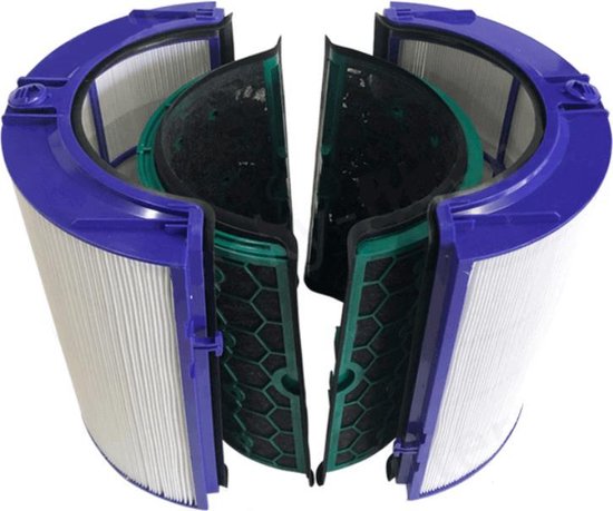 HEPA en actieve koolstof filter set voor Dyson DP04 & HP04 Pure Hot ...