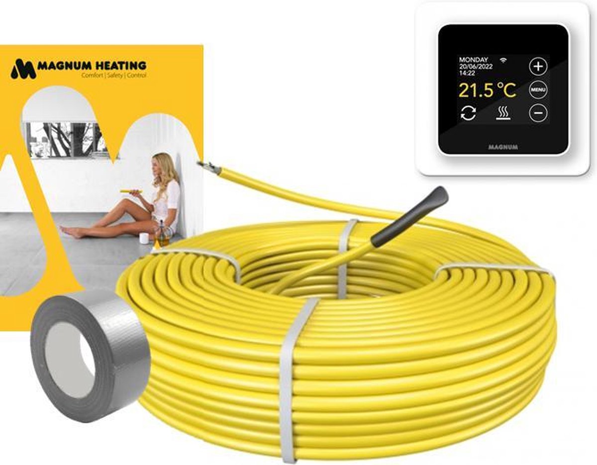 Magnum Comfort elektrische vloerverwarming 1700 W, 100 m met ...