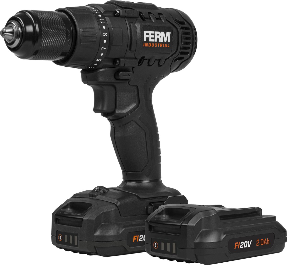 FERM Industrial Accuboormachine – FI20V – 50Nm – 4-polige motor – Incl ...