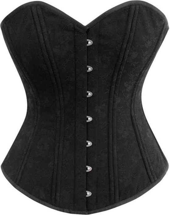 Attitude Corsets Overbust korset -Taille, 48 inch- Malene Zwart | bol.com