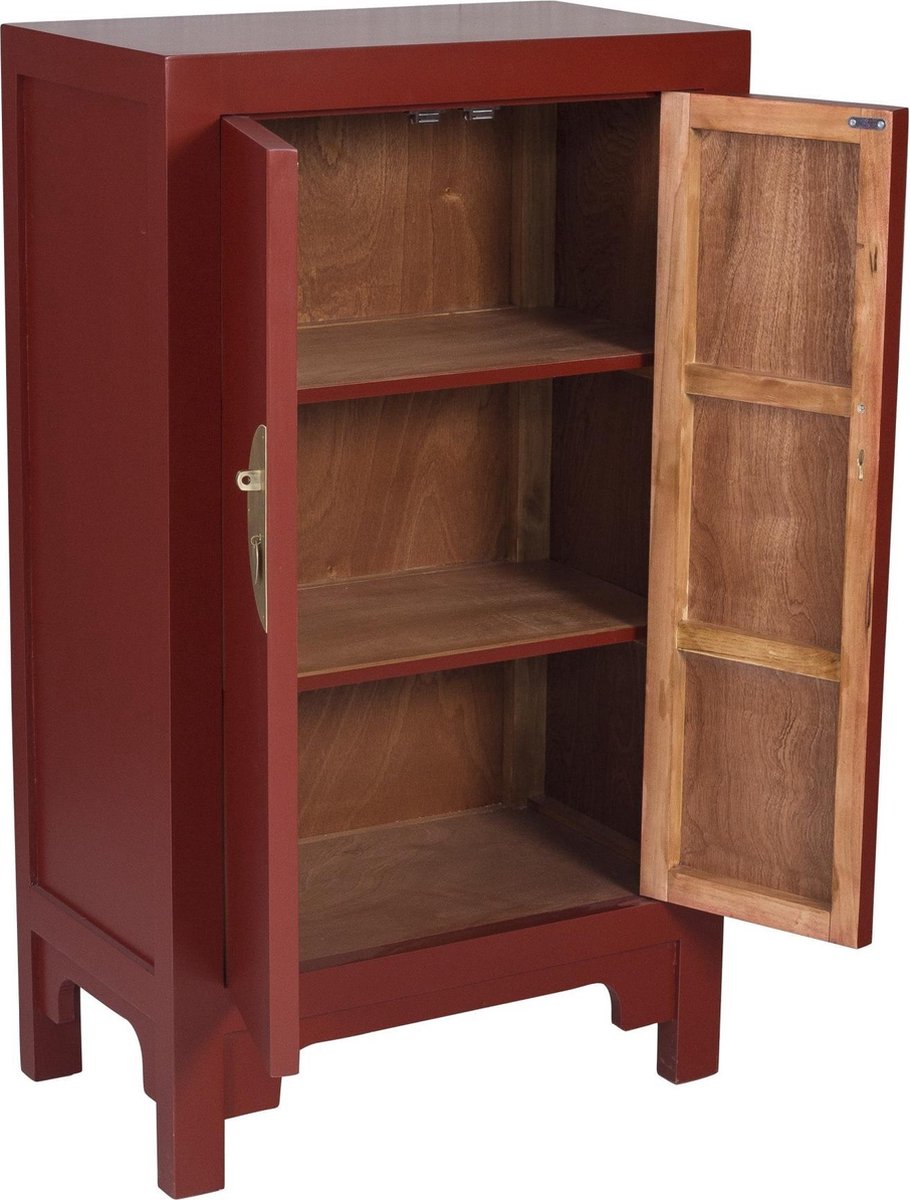 Fine Asianliving Chinese Kast Rood Ruby Red - Orientique Collectie ...