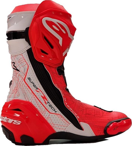 Alpinestars Supertech R MM93 Limited edition Red Fluo White Black ...