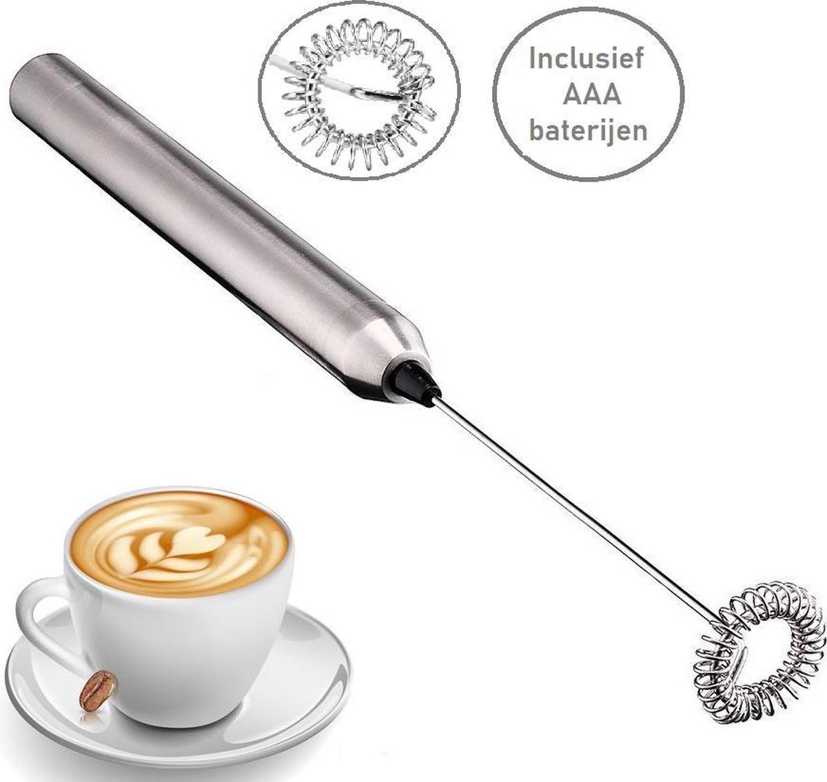 Melkopschuimer Handmatige/Elektrisch - Melkopschuimers - Melkschuimer - Professioneel... | bol