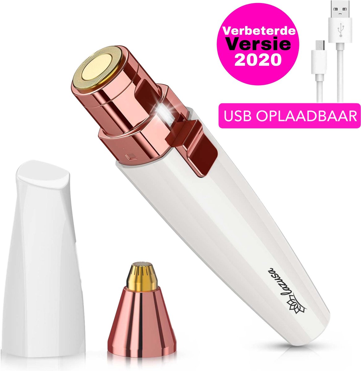 Wenkbrauw Trimmer en Epileer apparaat - 2 in 1 - Gezichtsepilator ...