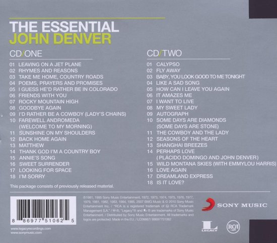 The Essential John Denver, John Denver | CD (album) | Muziek | bol.com