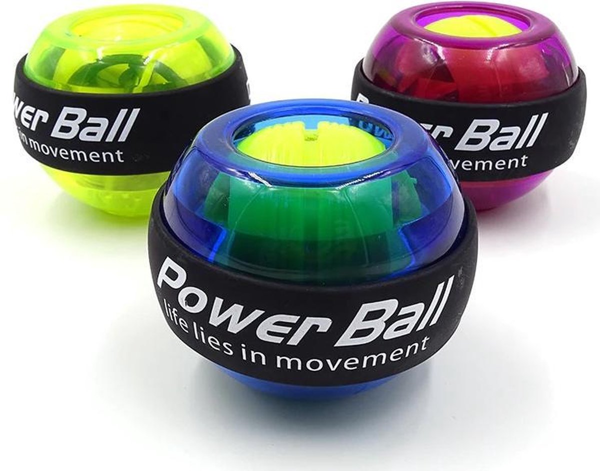 PowerBall forceball WristBall | PowerBall Spinner | Geel | bol.com