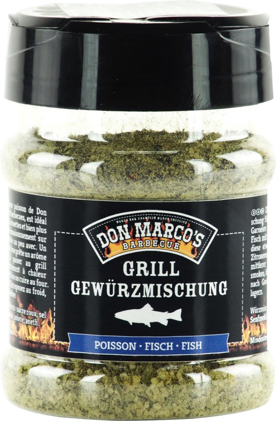 Don Marco’s Basic Line Fisch - Grill & BBQ- kruidenmix – 150 gram | bol.com